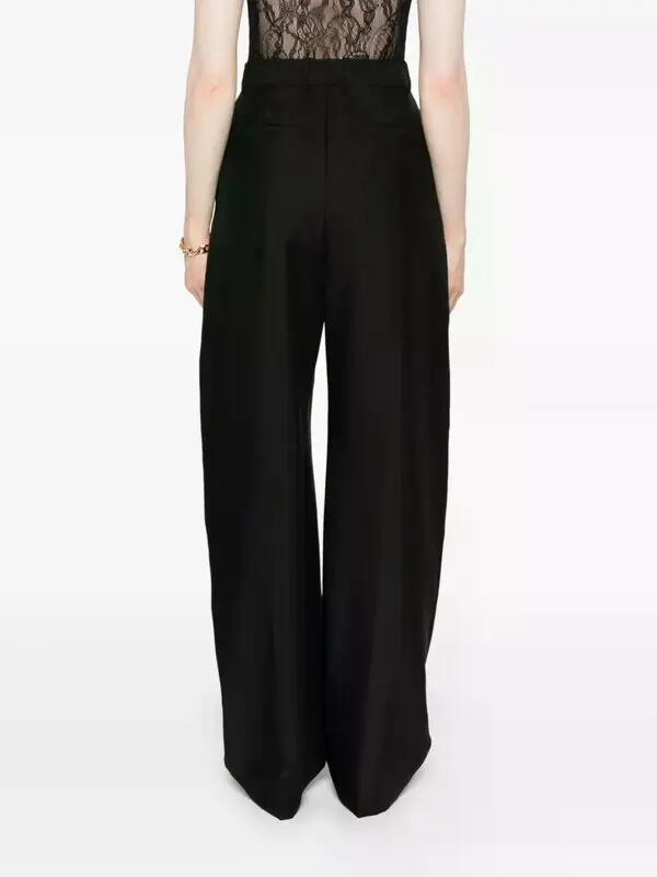 Wardrobe.NYC Pleat-detail Trousers - Black