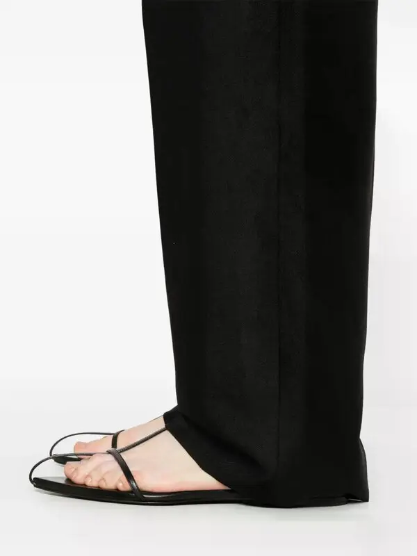 Wardrobe.NYC Pleat-detail Trousers - Black