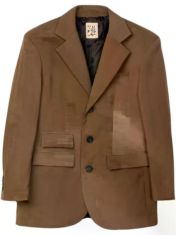 Camper Single-breasted Blazer - Brown