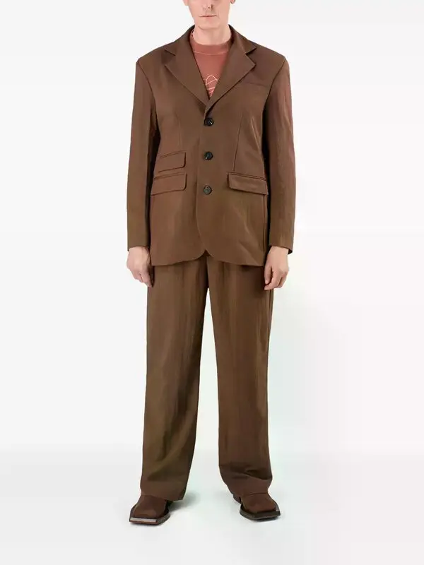 Camper Single-breasted Blazer - Brown