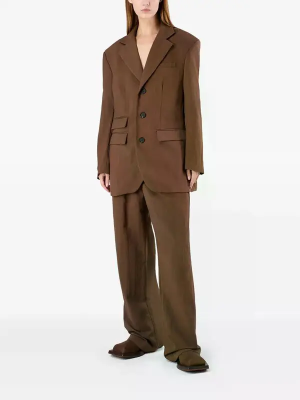 Camper Single-breasted Blazer - Brown