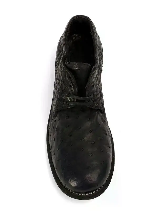 Guidi Textured Derby Shoes