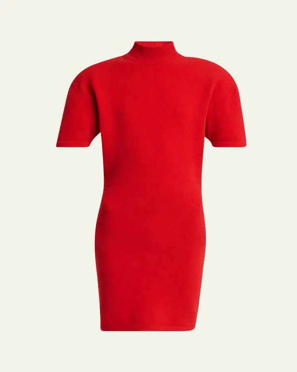 Jacquemus The Castagna Knit Dress - Red