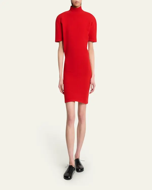Jacquemus The Castagna Knit Dress - Red