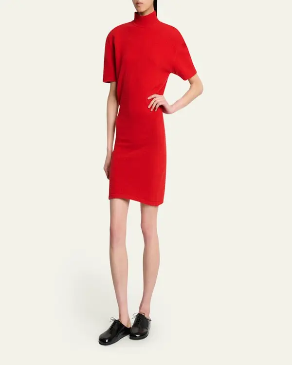 Jacquemus The Castagna Knit Dress - Red