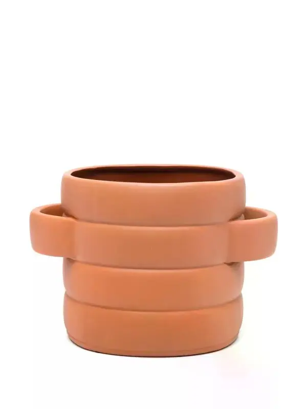 POLSPOTTEN Medium Namobo Plant Pot - Brown