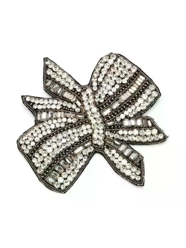 Dice Kayek Bow Brooch - Silver