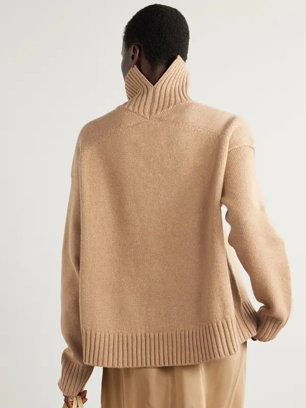 JIL SANDER Cashmere-blend Turtleneck Sweater