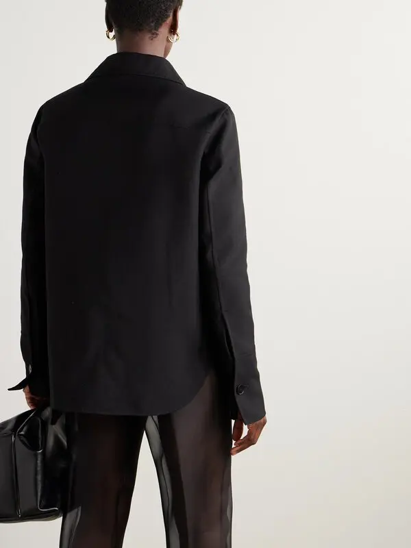 JIL SANDER Cotton-blend Boxy Jacket