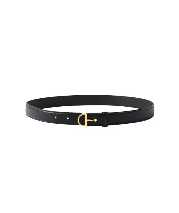 Gucci Horsebit Leather Belt - Black