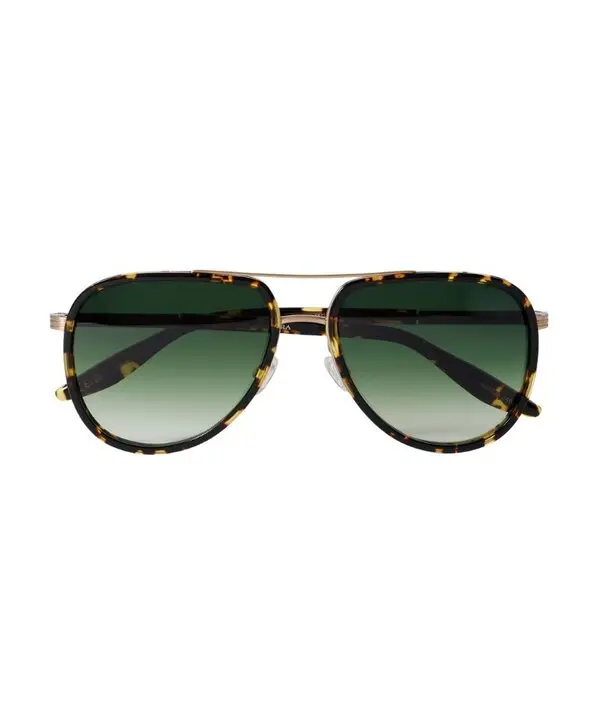 Barton Perreira Cani Aviator-style Sunglasses - Tortoiseshell