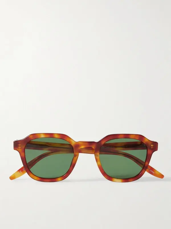 Barton Perreira Tucker D-frame Sunglasses - Tortoiseshell