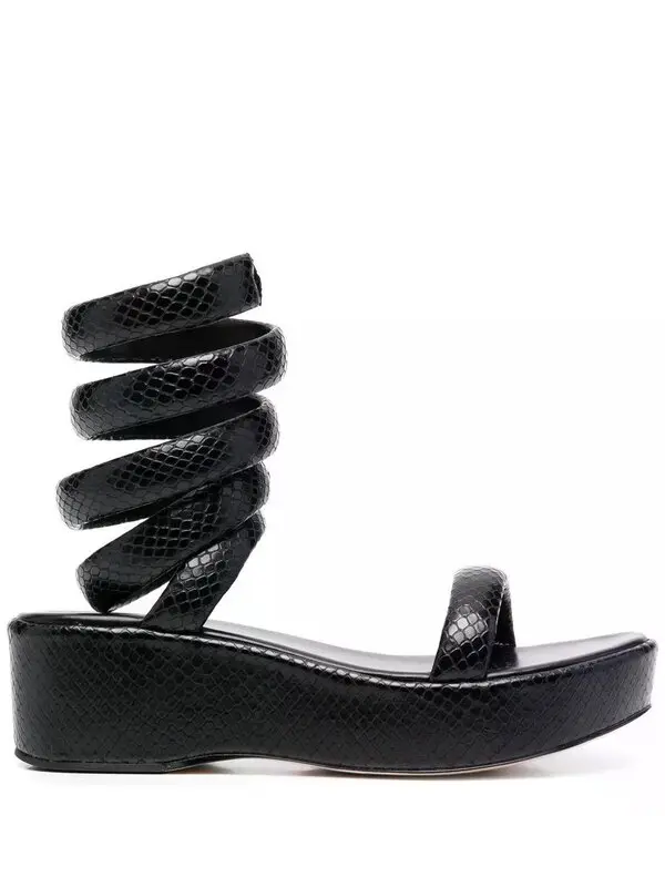 Cult Gaia Gabi Spiral Strap Sandals