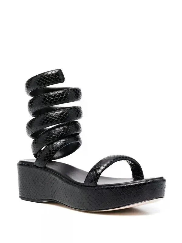 Cult Gaia Gabi Spiral Strap Sandals