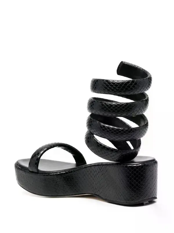 Cult Gaia Gabi Spiral Strap Sandals
