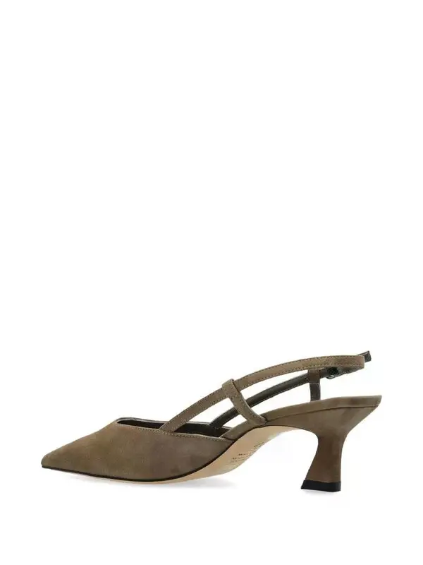 STUART WEITZMAN 50mm Vinnie Slingback Pumps - Brown