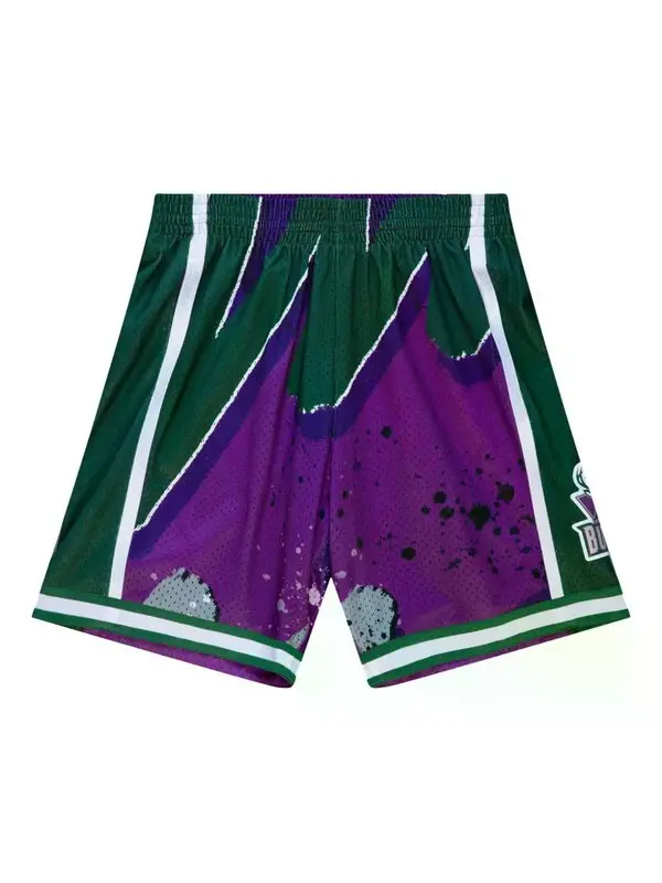 Mitchell & Ness Nba Milwaukee Bucks 2000 Hyper Hoops Swingman Shorts - Purple