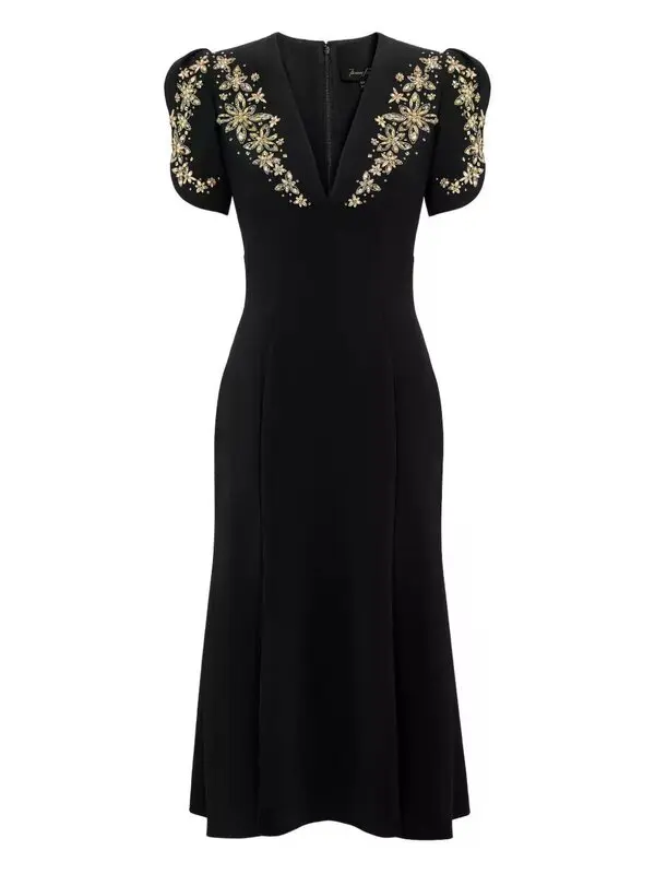 Jenny Packham Rose Bud Dress - Black
