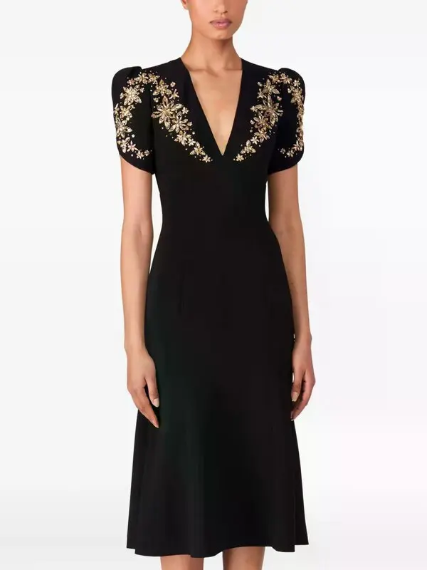 Jenny Packham Rose Bud Dress - Black