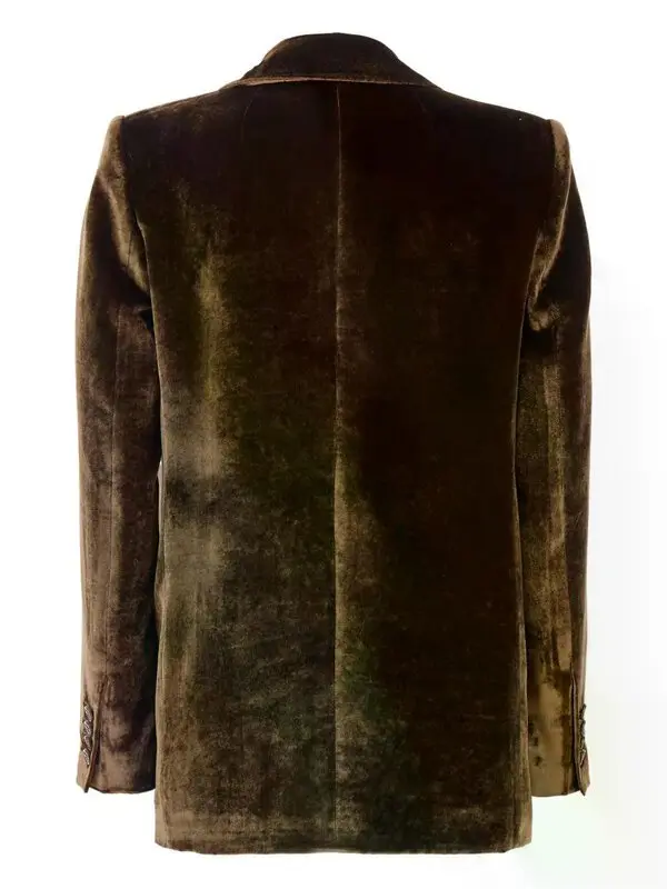 Etro Velvet Single-button Blazer - Brown