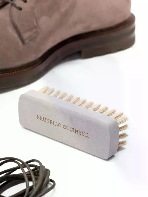 Brunello Cucinelli Suede Lace-up Derby Shoes - Pink