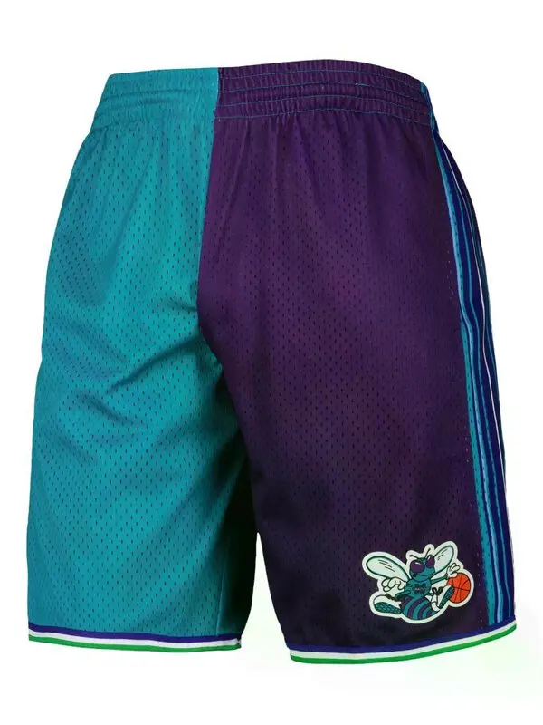 Mitchell & Ness Nba Charlotte Hornets 1999 Split Swingman Shorts - Green