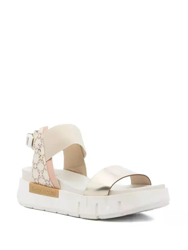 NEROGIARDINI 55mm Leather Platform Sandals