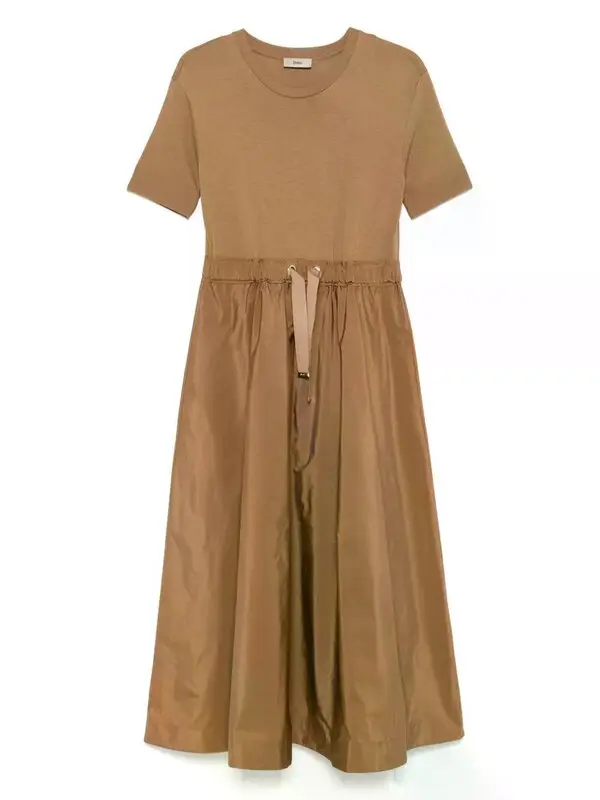 Herno Drawstring-waist Midi Dress