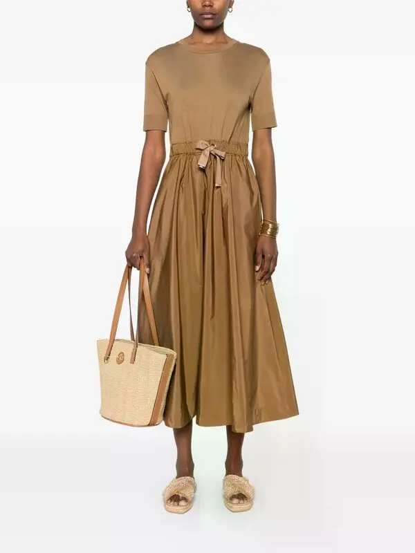 Herno Drawstring-waist Midi Dress