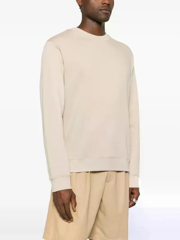 A.p.c. Embroidered Cotton Sweatshirt - Neutrals