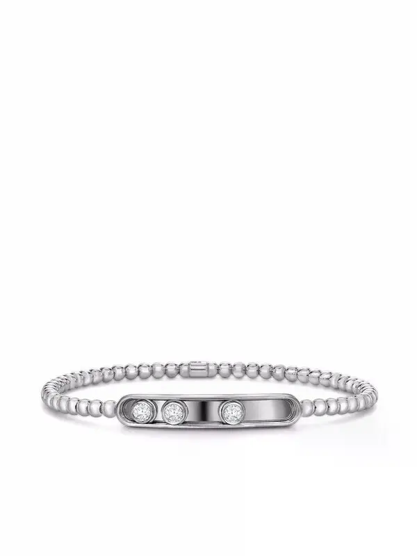 PRAGNELL 18kt White Gold Bohemia Diamond Bracelet - Silver
