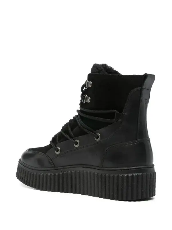 Marc O'polo Leather Combat Ankle Boots