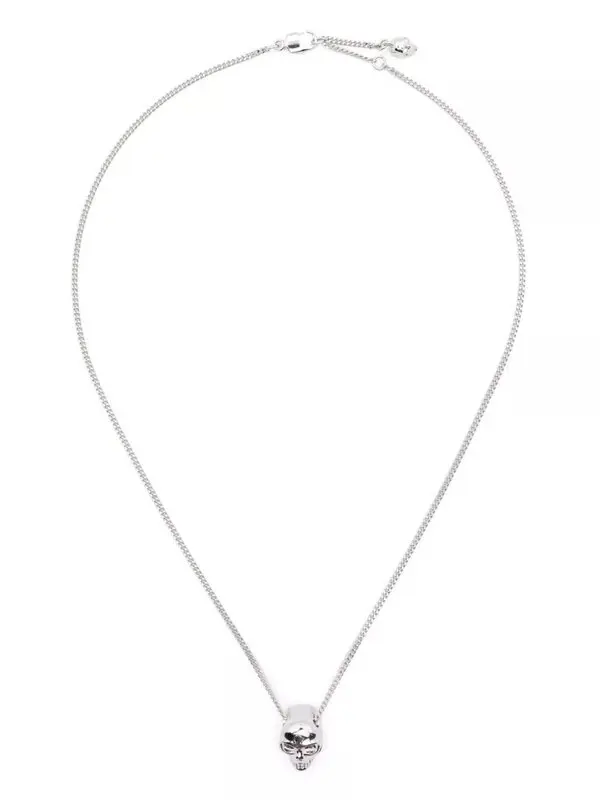 Alexander McQueen Skull-pendant Necklace - Silver