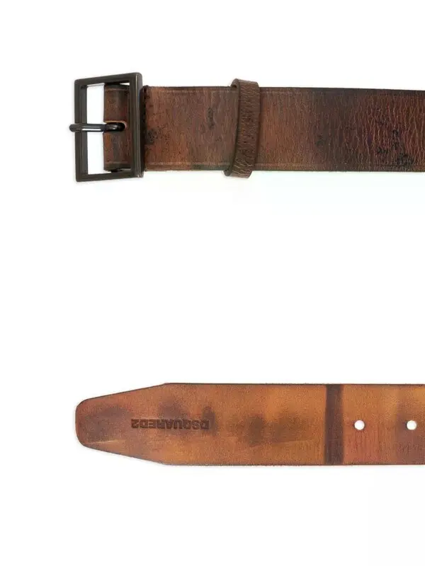 Dsquared2 Distressed Leather Belt