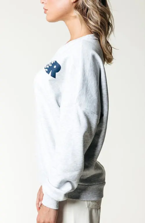 COLOURFUL REBEL Racer Logo Dropped Shoulder Sweatshirt