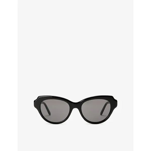 Loewe Acetate Cat-eye Sunglasses - Black