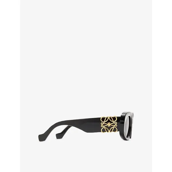 Loewe Oval Frame Acetate Sunglasses