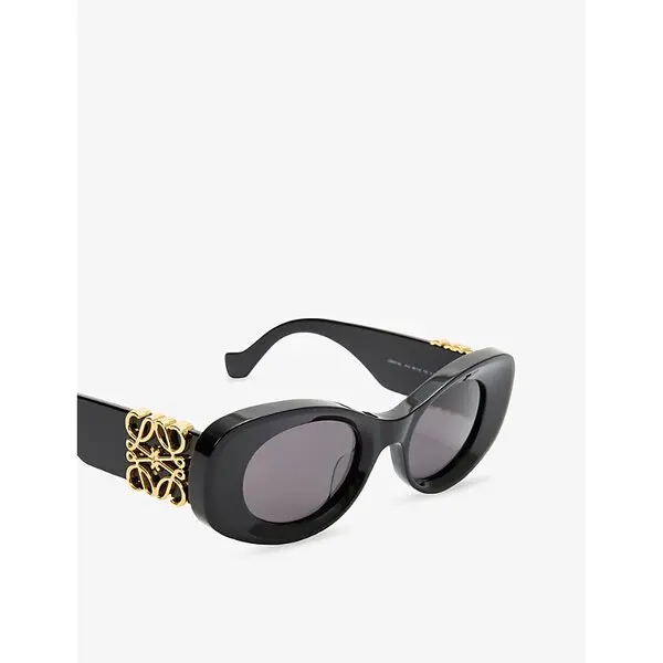 Loewe Oval Frame Acetate Sunglasses