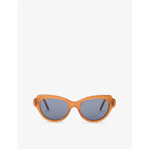 Loewe Cat-eye Frame Acetate Sunglasses - Camel