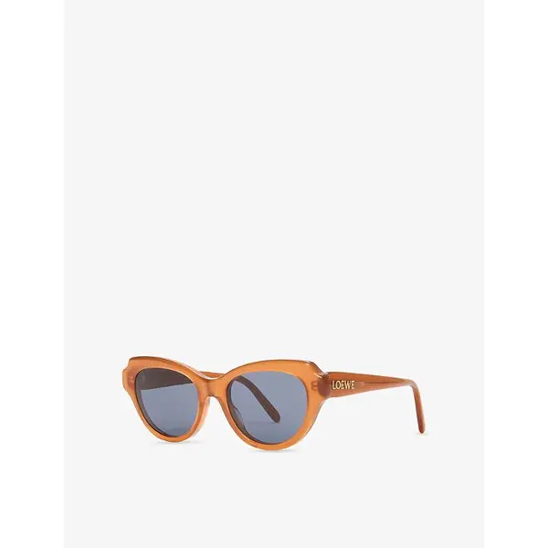 Loewe Cat-eye Frame Acetate Sunglasses - Camel