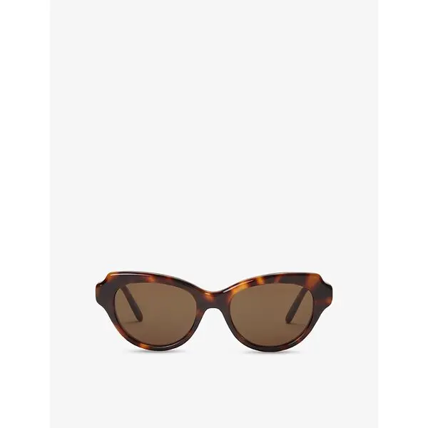 Loewe Cat-eye Frame Acetate Sunglasses - Havana