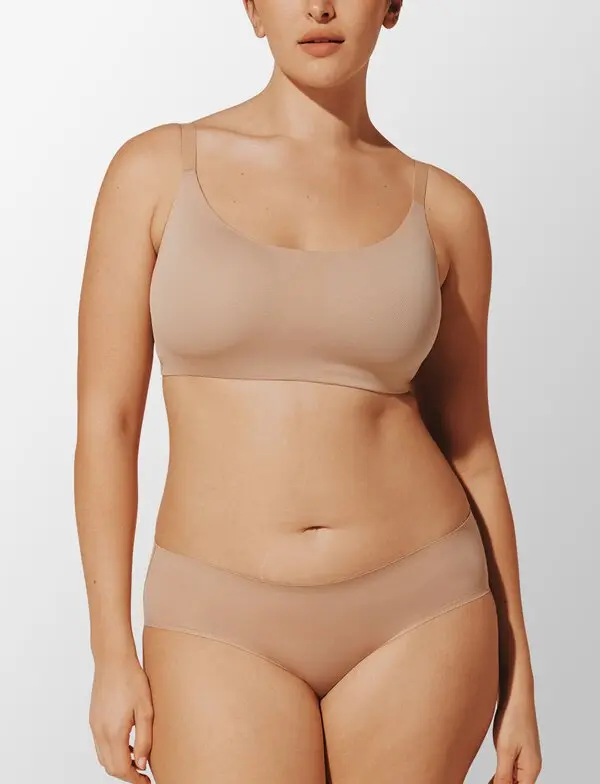 THIRDLOVE Thermoregulating Tempsync™ Wireless Bra - Taupe