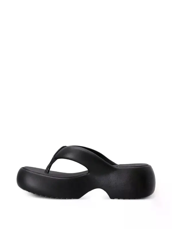 Melissa Free Fuzzy Flip-flops - Black