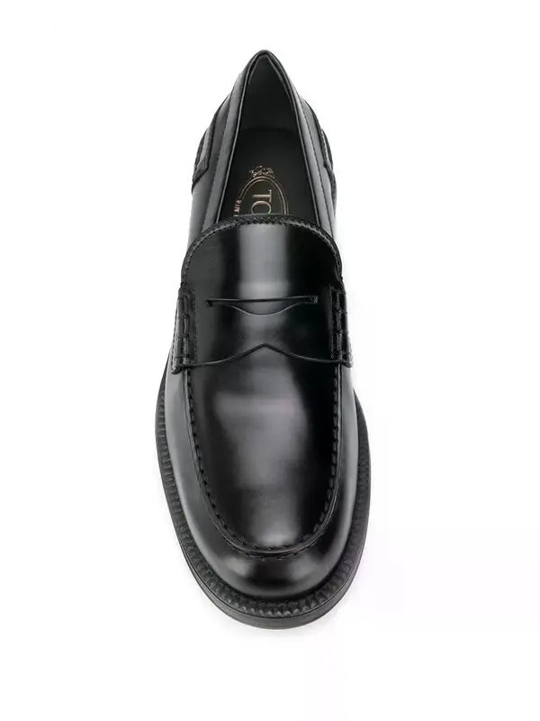 TOD'S Leather Penny Loafers