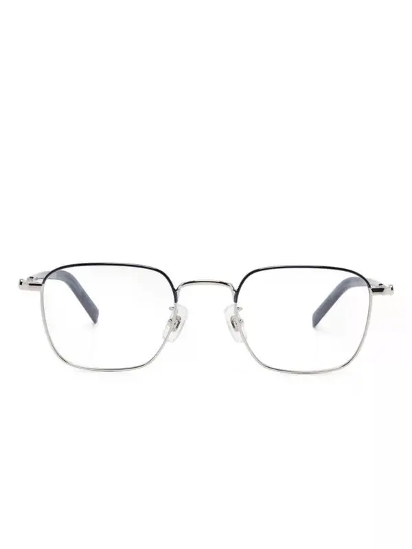 Montblanc Square-frame Glasses - Silver