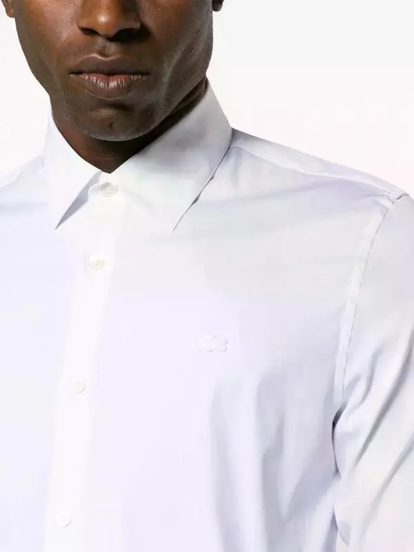 Lacoste Logo-patch Cotton Blend Shirt