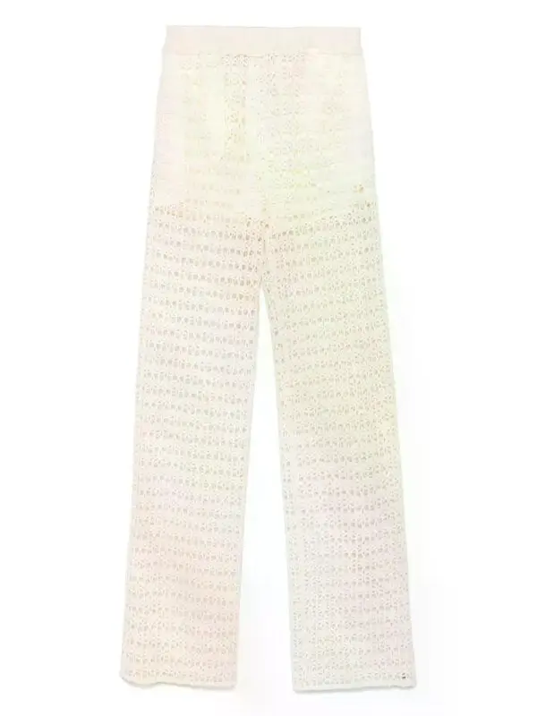 ALYSI Macramé High-waisted Trousers