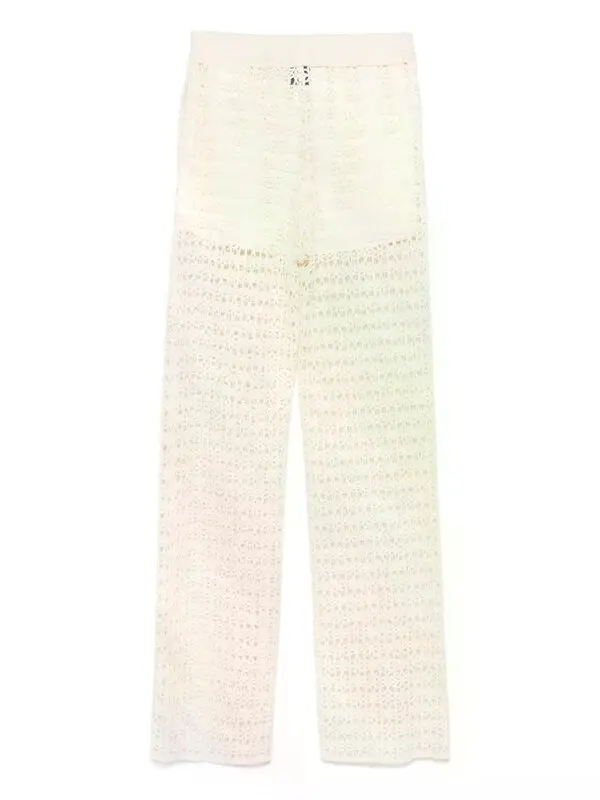 ALYSI Macramé High-waisted Trousers