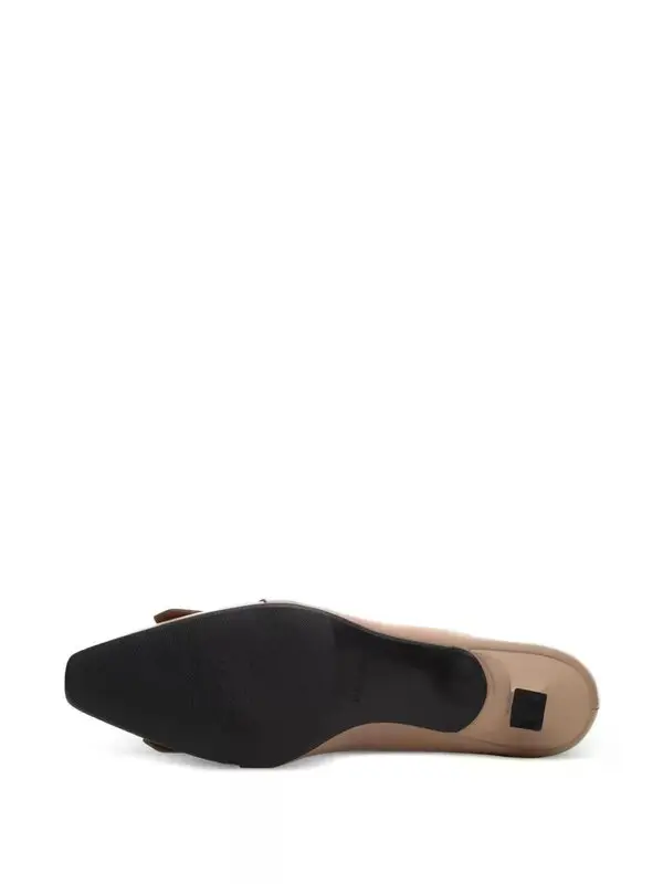 POCHE PARIS Fringe-detailed Pumps - Brown