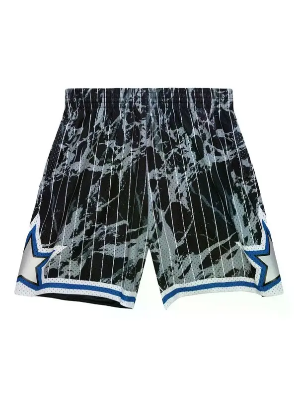 Mitchell & Ness X Orlando Magic 1994 Team Marble Swingman Shorts - Black
